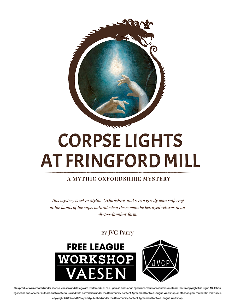 Corpse Lights at Fringford Mill – jvcparry